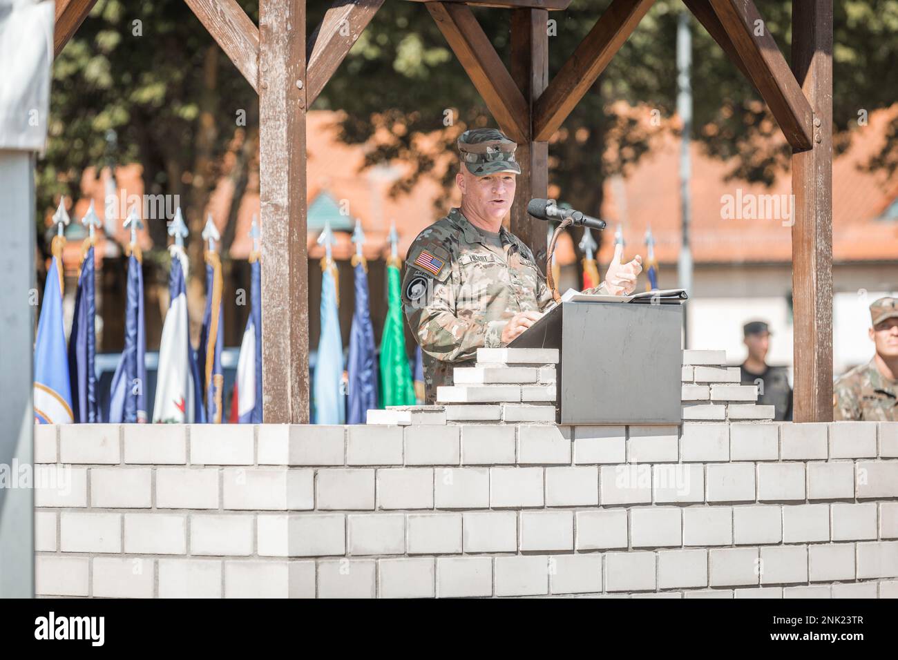 U.S. Army Brig. Gen. Joseph E. Hilbert, Commanding General for the 7th ...