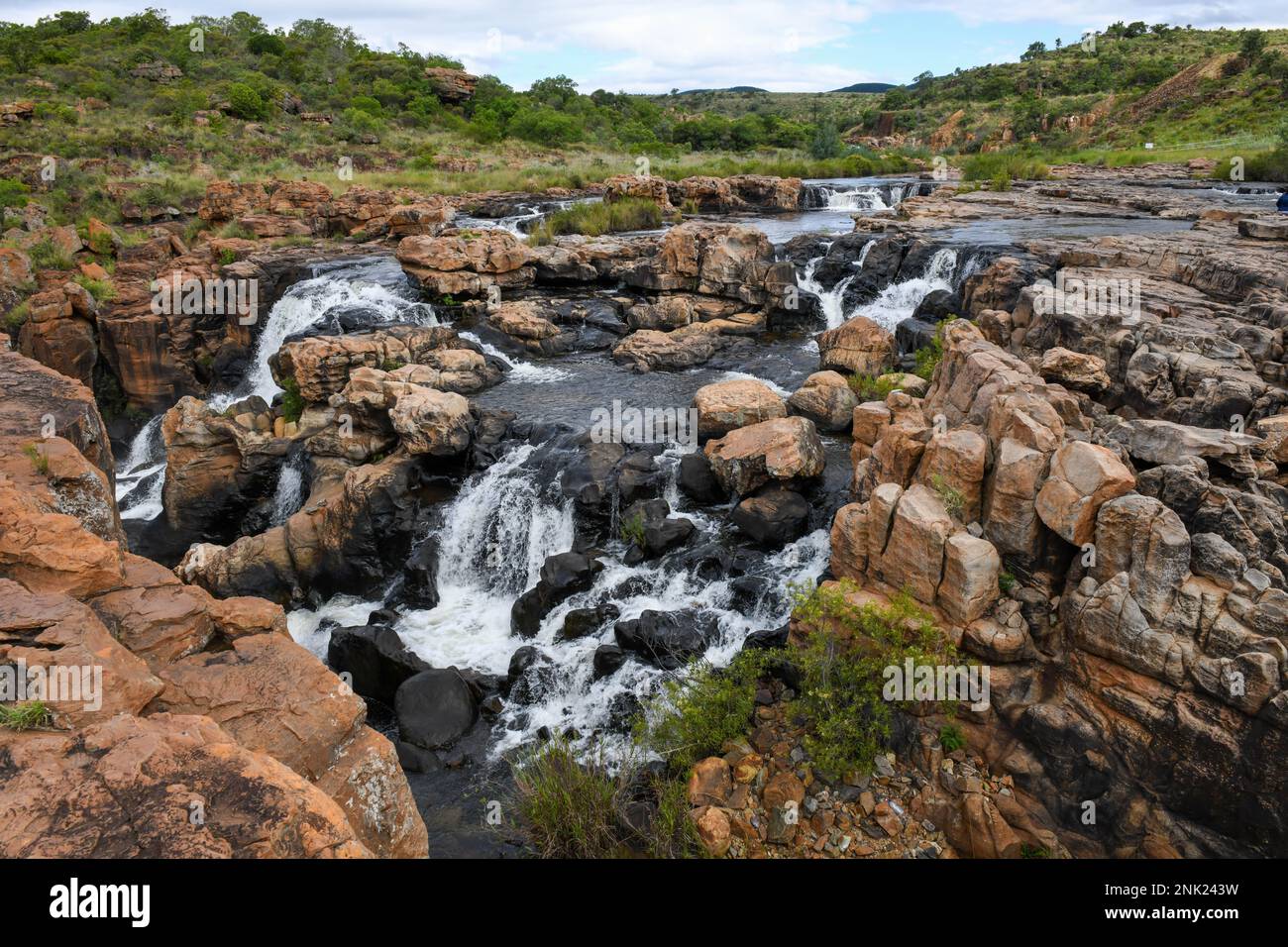 River Blyde at Bourke's Luck potholes on South Africa Stock Photo - Alamy