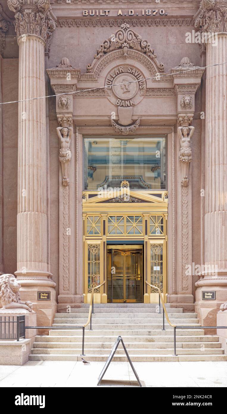 Dollar Bank, part of Pittsburgh’s Fourth Avenue Historic District, is ...
