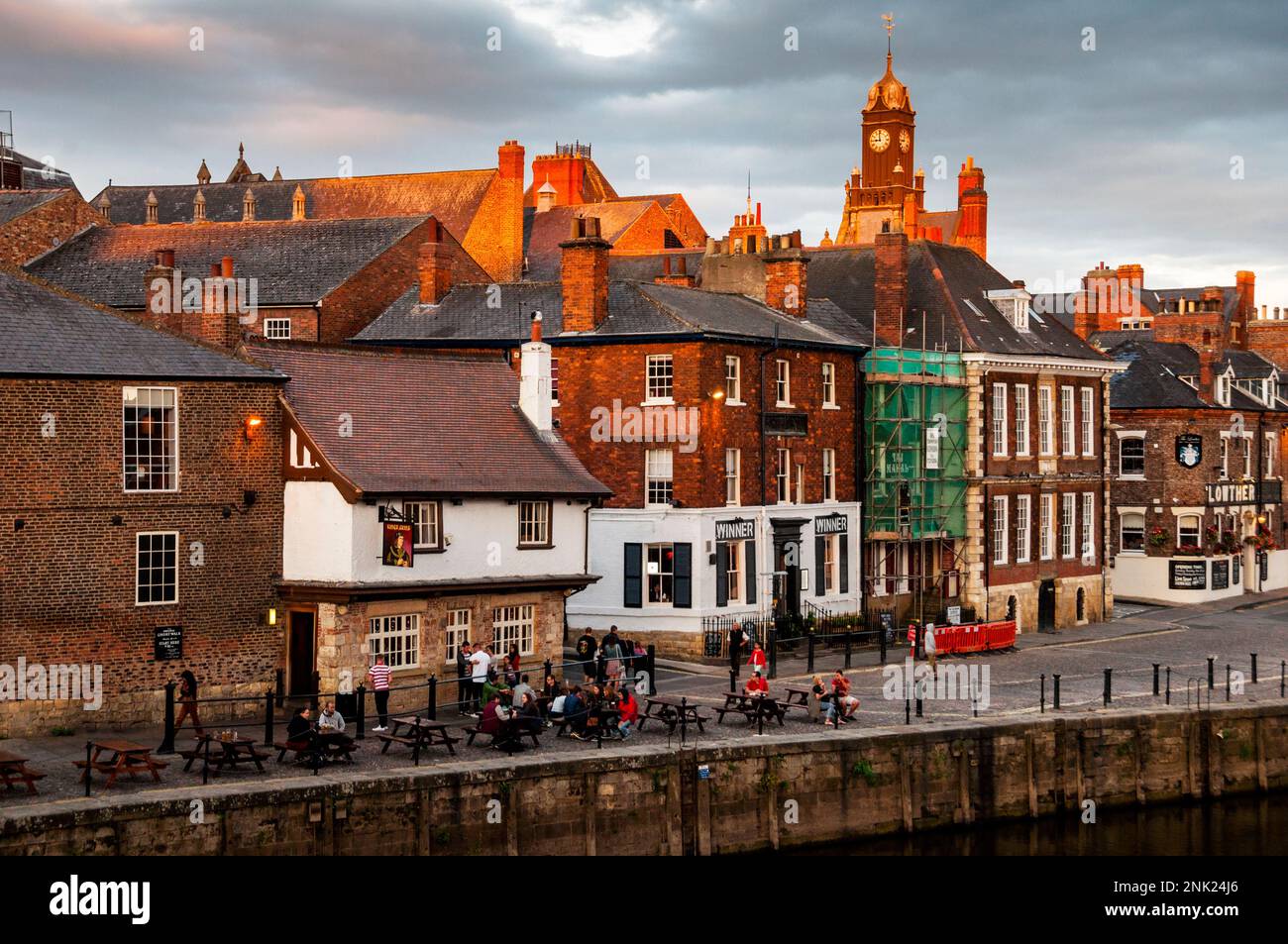Pubs, clock tower and community spirit along the Ouse River in medieval ...