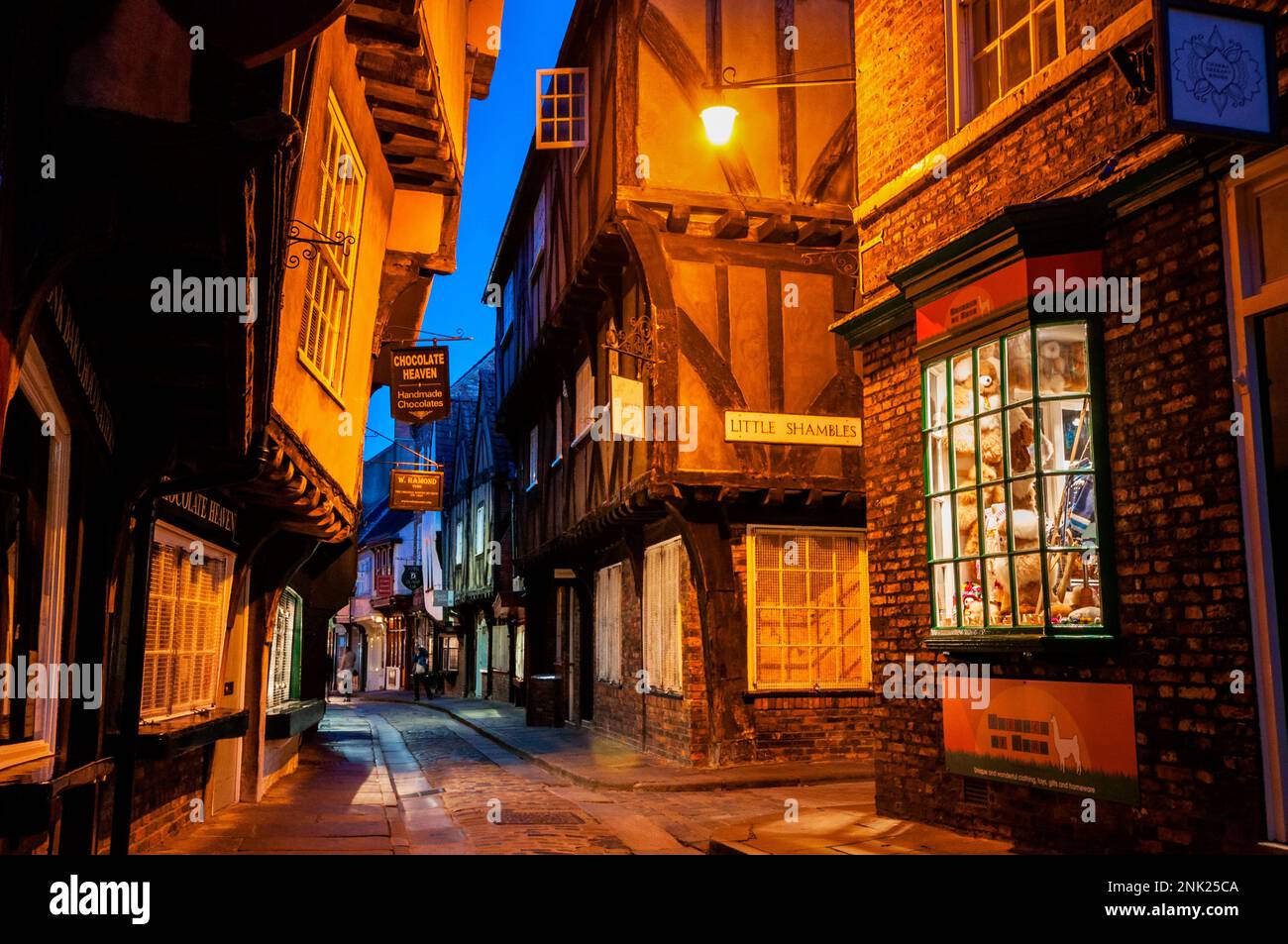 The Shambles in medieval York, England Stock Photo - Alamy