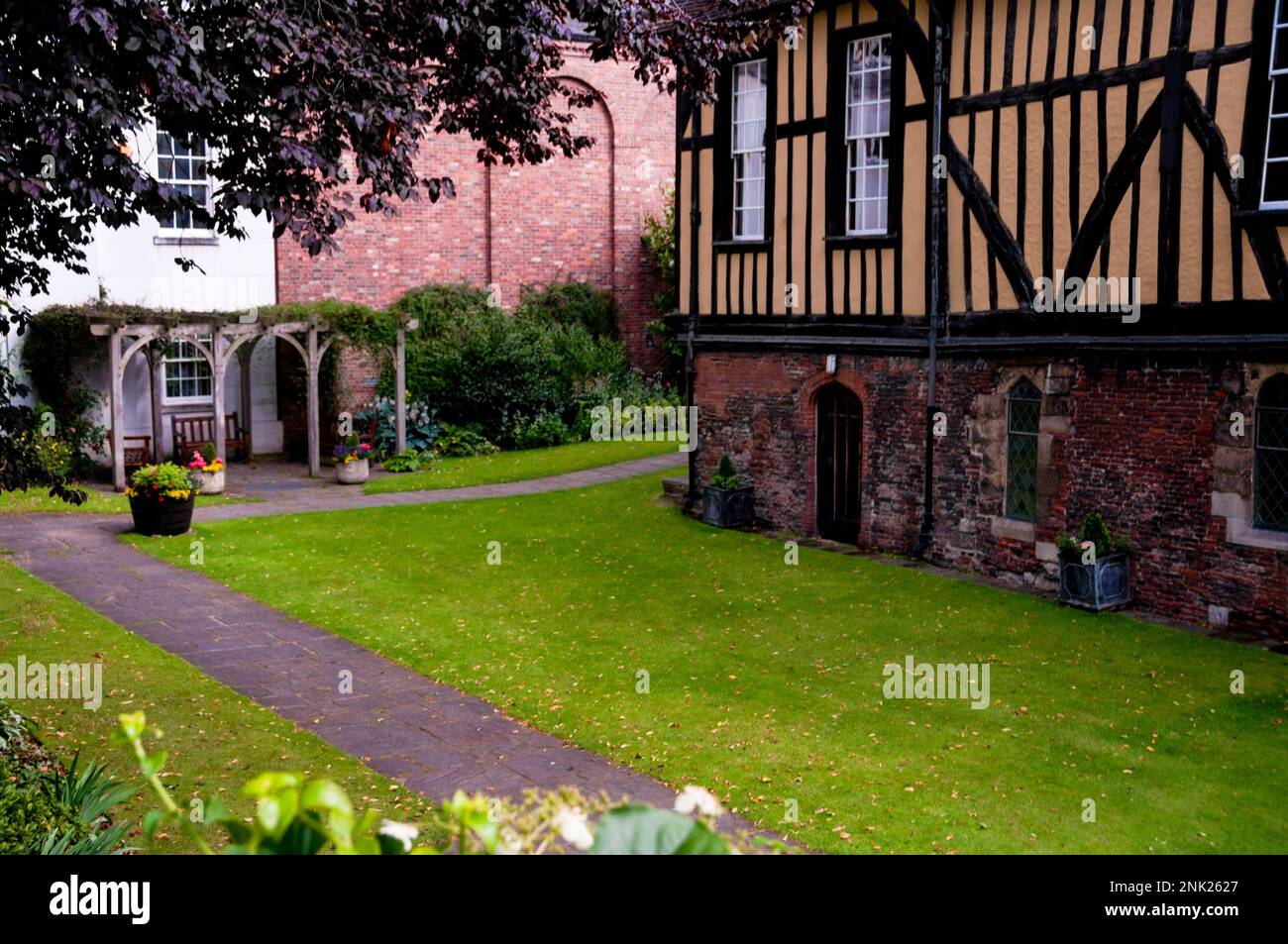 The Merchant Adventurer's Hall medieval timber framed guildhall in York ...