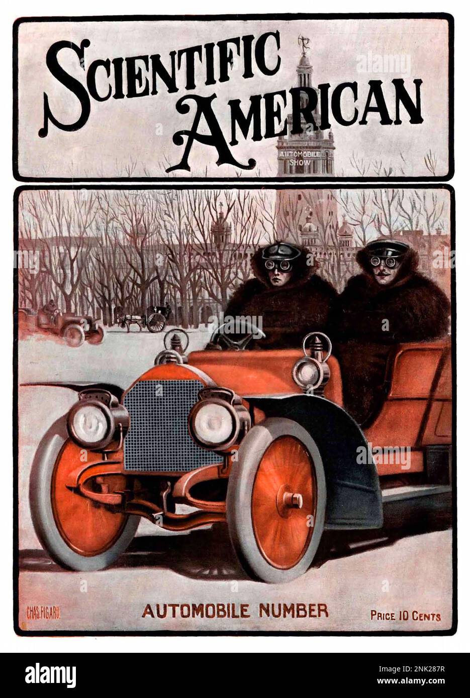 Victorian Advertising Illustration poster for Cars, Circa 1899 Stock ...