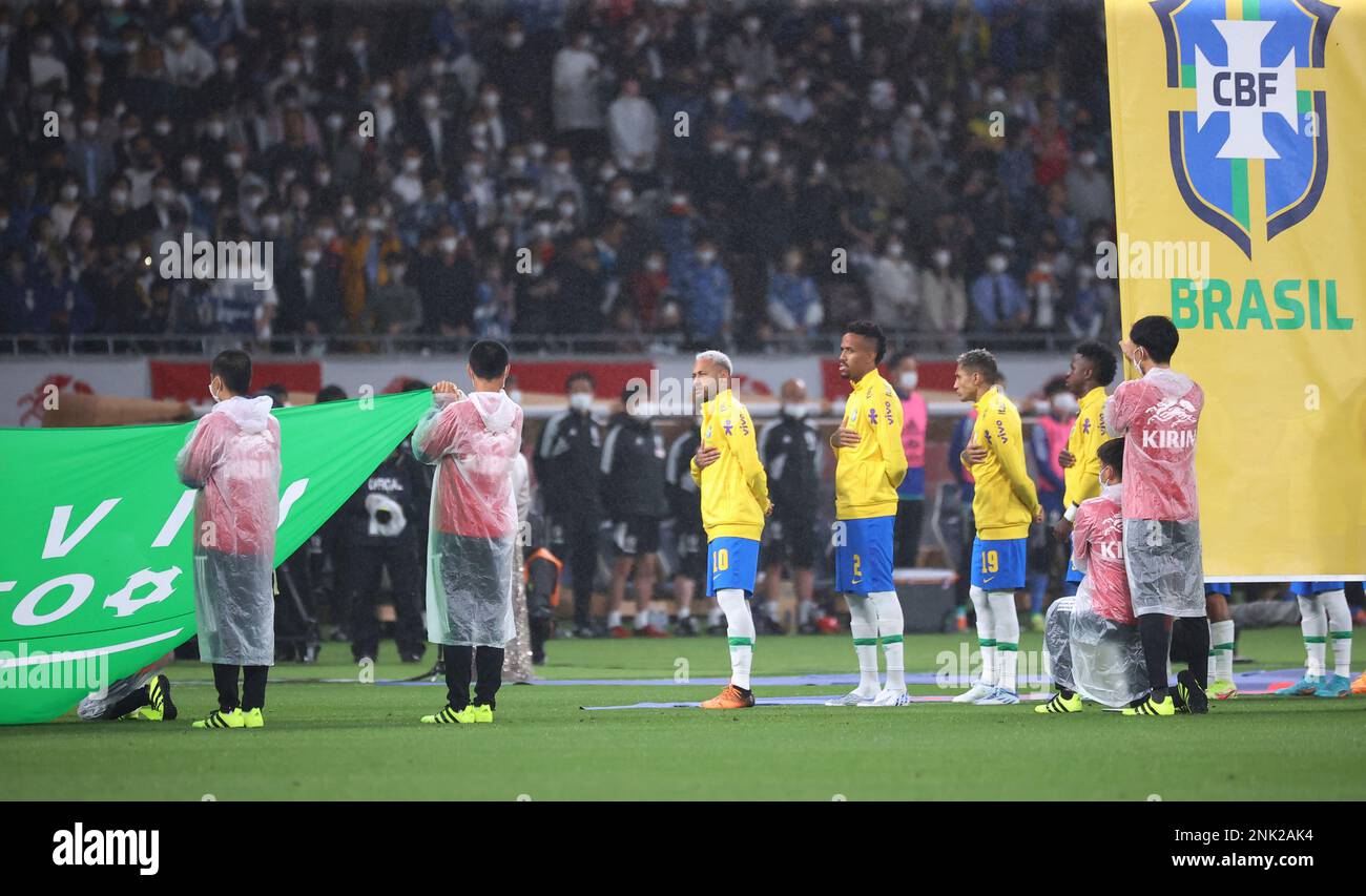 The Kirin Challenge Cup 2022 friendly match Brazil vs Japan is held at ...