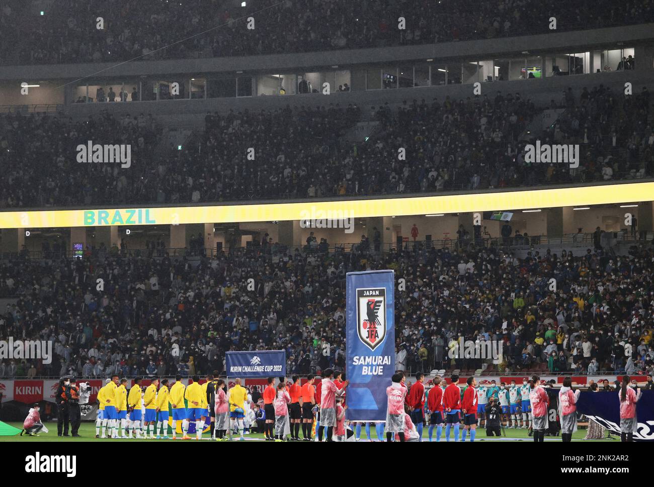 The Kirin Challenge Cup 2022 friendly match Brazil vs Japan is held at ...