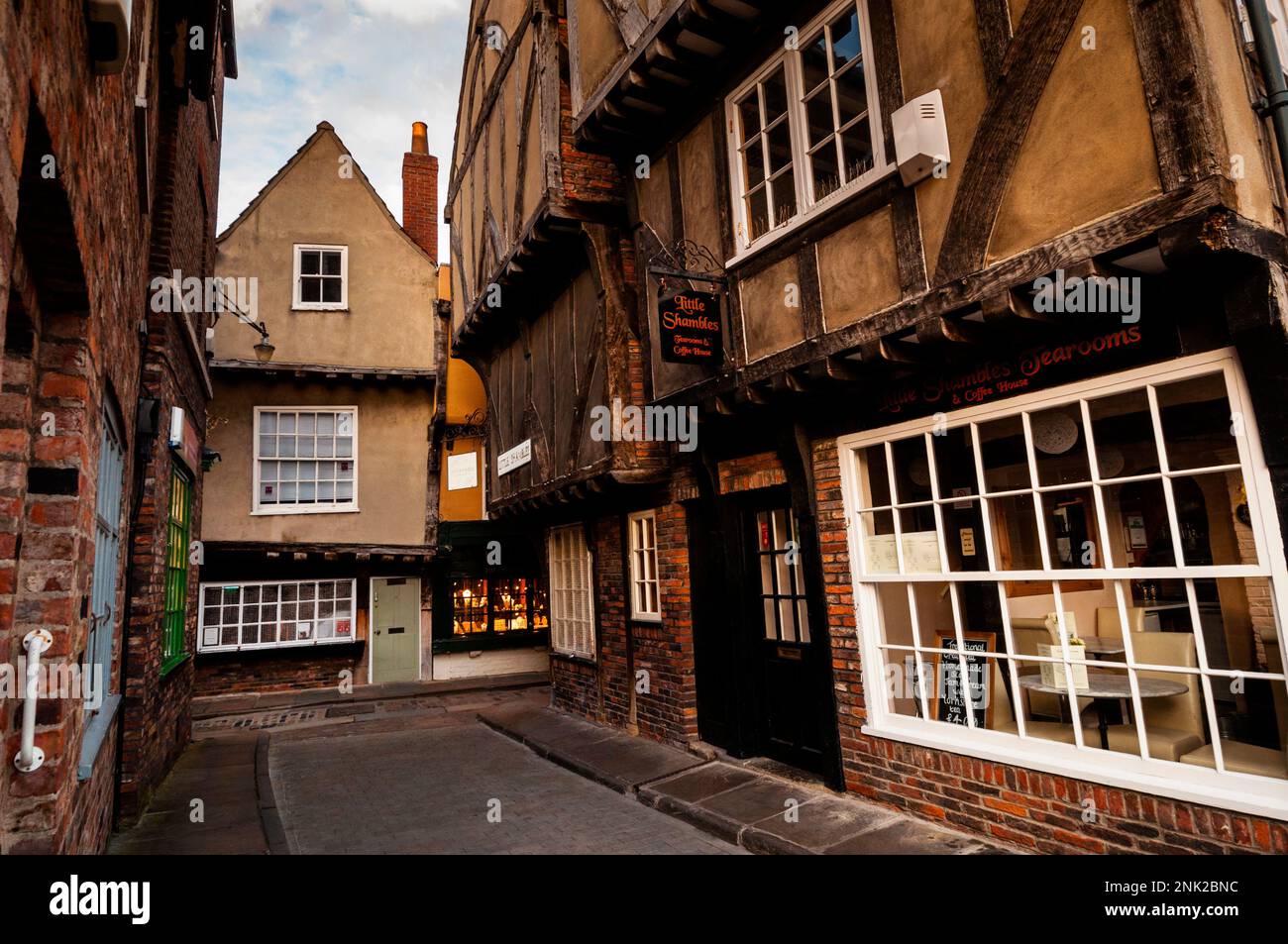 The Shambles in medieval York, England Stock Photo - Alamy