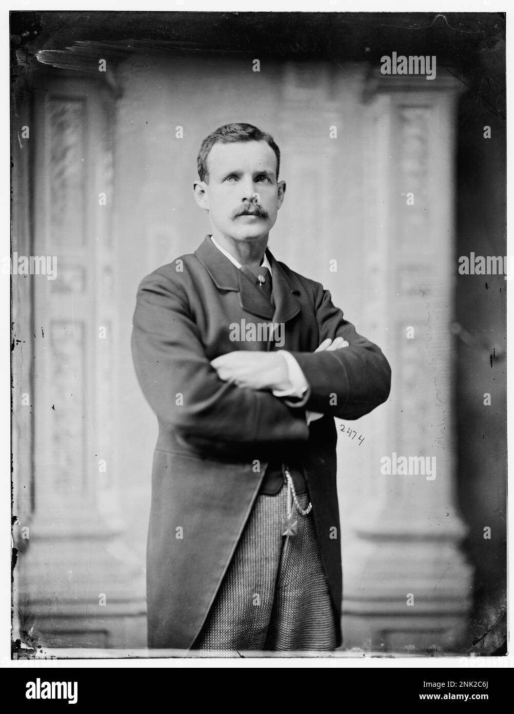 Portrait of Charles E. Courtney, a renowned oarsman, from the Brady ...