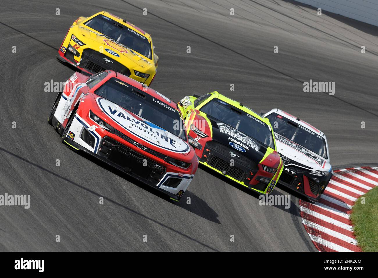 MADISON, IL - JUNE 05: Kyle Larson (5) Hendrick Motorsports NextGen ...