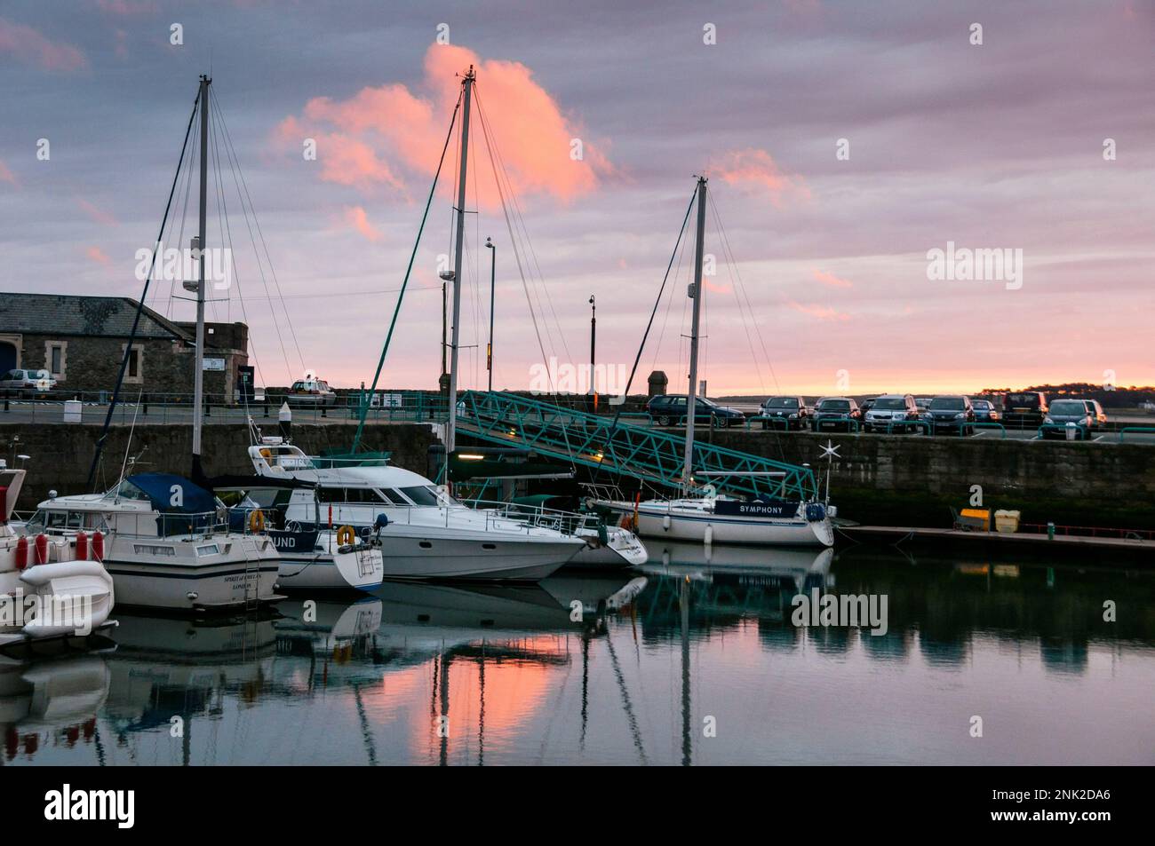 Port of Caernarfon Wales Stock Photo - Alamy