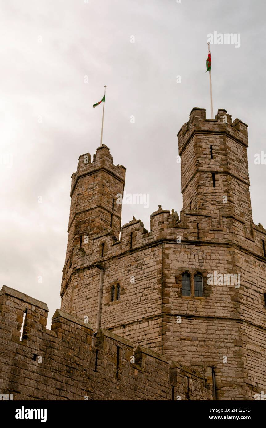 Carnavon castle hi-res stock photography and images - Alamy