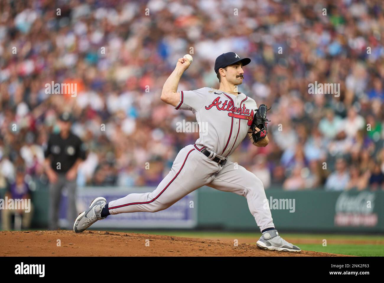 June 4 2022: Atlanta pitcher Spencer Strider (65) throws a pitch during ...