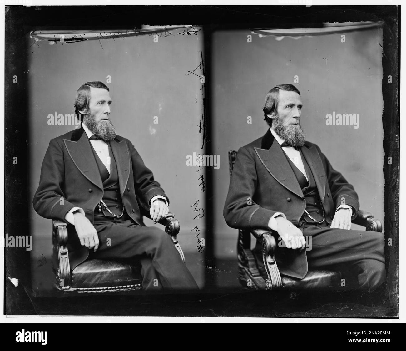 Portrait of Hon. Samuel Bell Maxey, a General in the Confederate Army ...