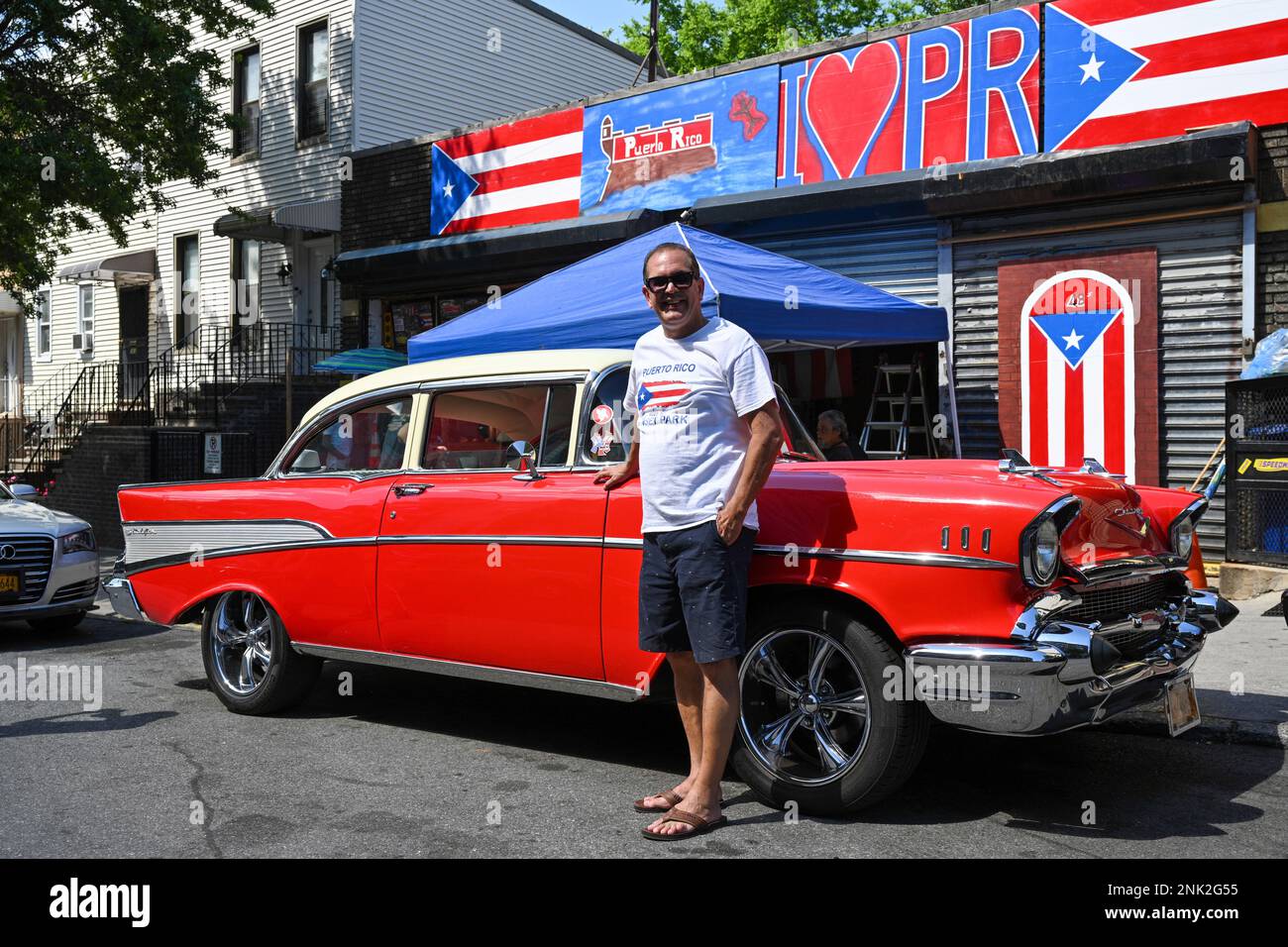Photo by: NDZ/STAR MAX/IPx 2022 6/4/22 Danny Moran displays his Puerto ...