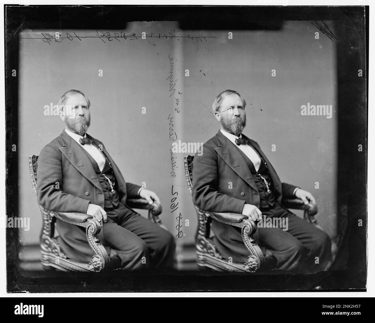 Portrait of Hon. William Terry, a Confederate officer who served in the ...