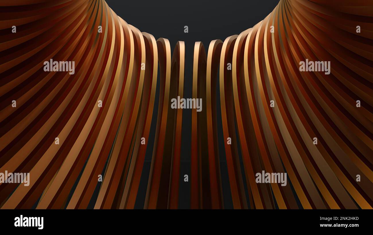 An abstract, dramatic, modern high -quality 3D Rendering graphic design element material looking ...