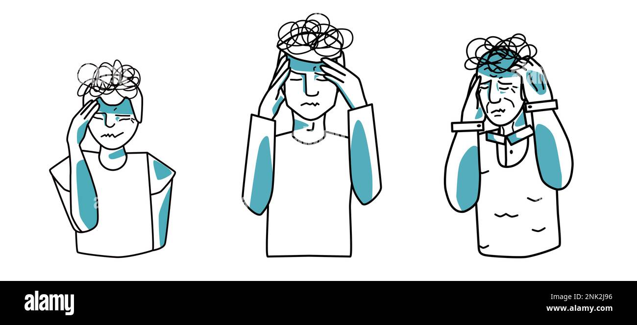 Old age suffer Cut Out Stock Images & Pictures - Alamy