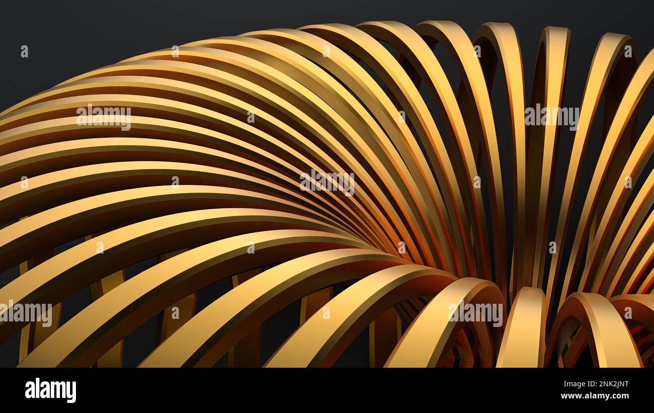 Gold black torus shaped hi-res stock photography and images - Alamy