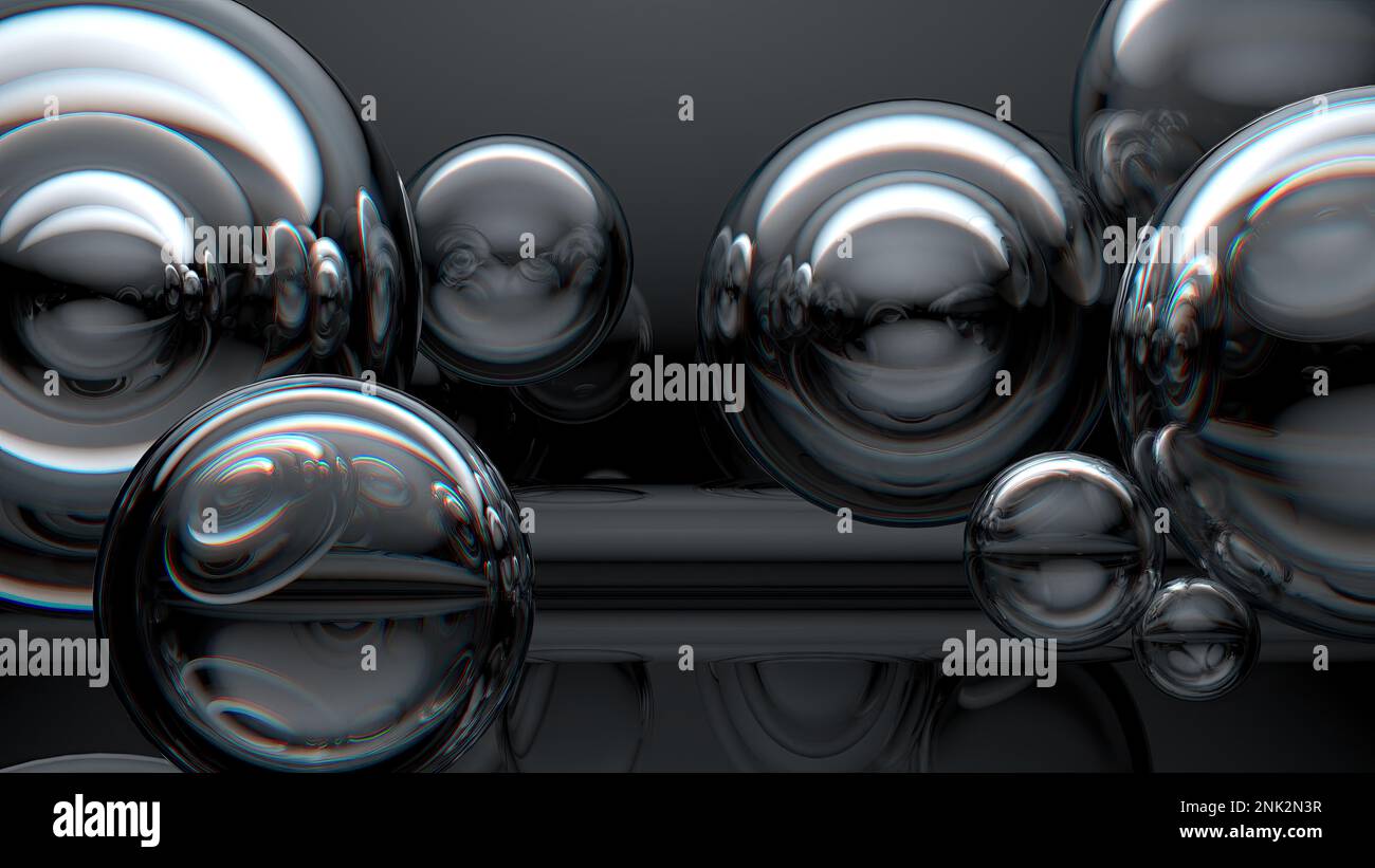 A graphic design material of 3D Rendering with a chic abstract ...