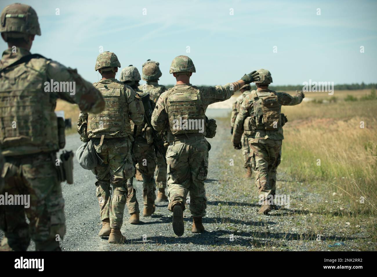 U.S. Army Soldiers representing 66th Military Intelligence Brigade ...