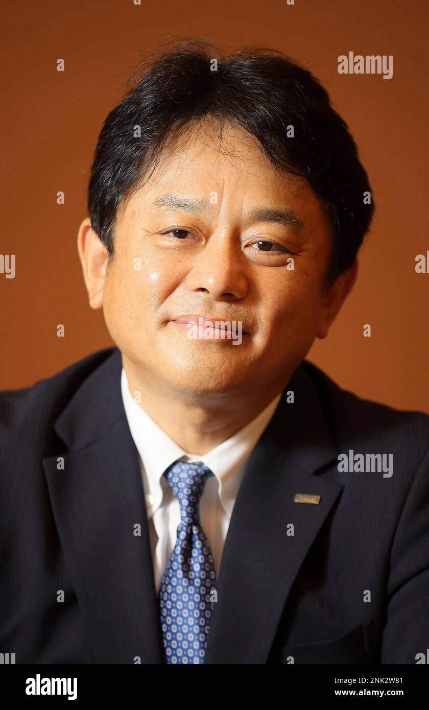 Masahiko Kato, President & CEO of Mizuho Bank, speaks during an ...