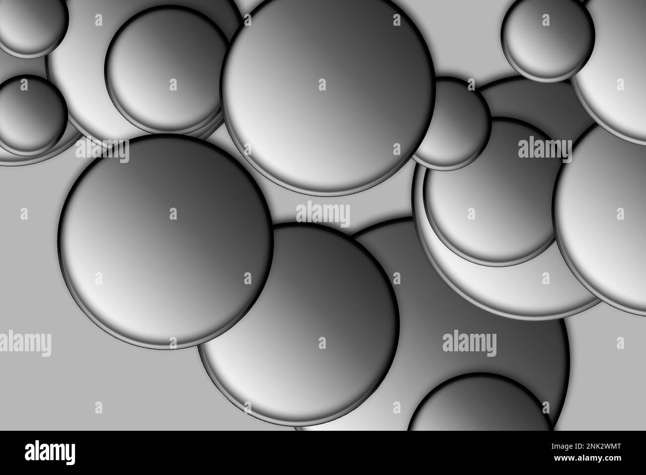 gradient circles background, grey color seamless pattern Stock Photo ...