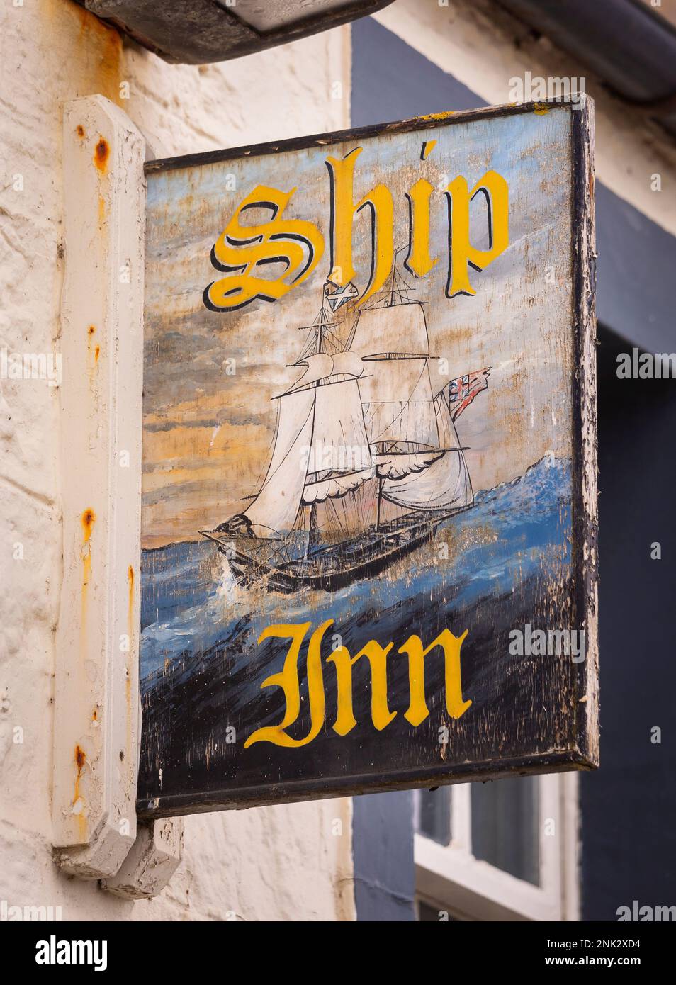 ELIE, FIFE, SCOTLAND, EUROPE - Sign for The Ship Inn Stock Photo - Alamy