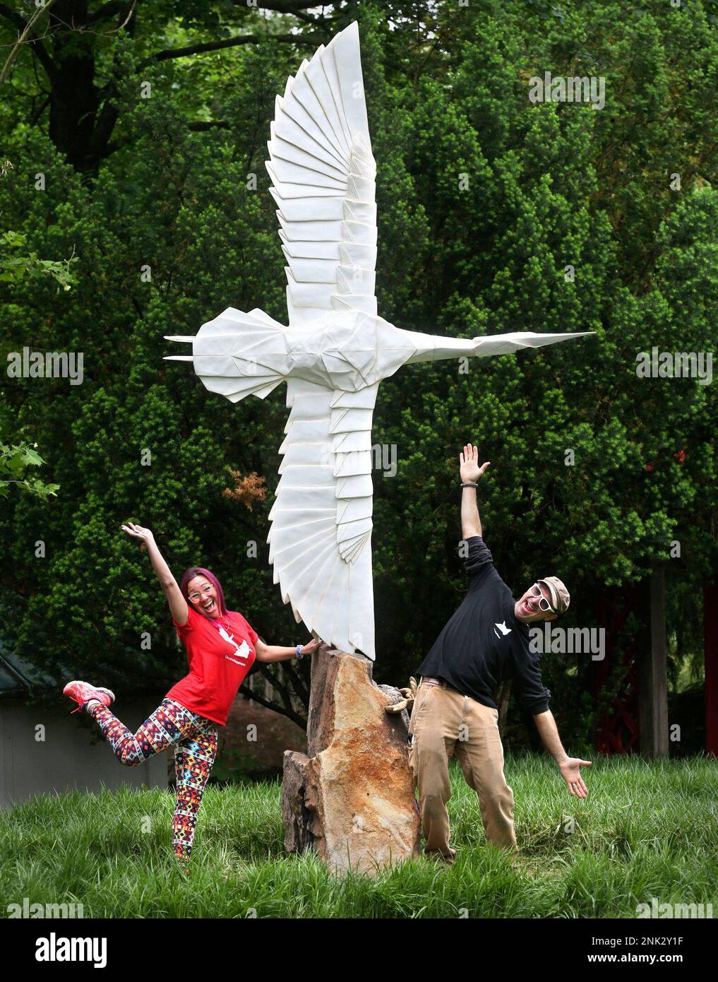 Artists Kevin and Jennifer Box of Santa Fe, New Mexico, have brought ...