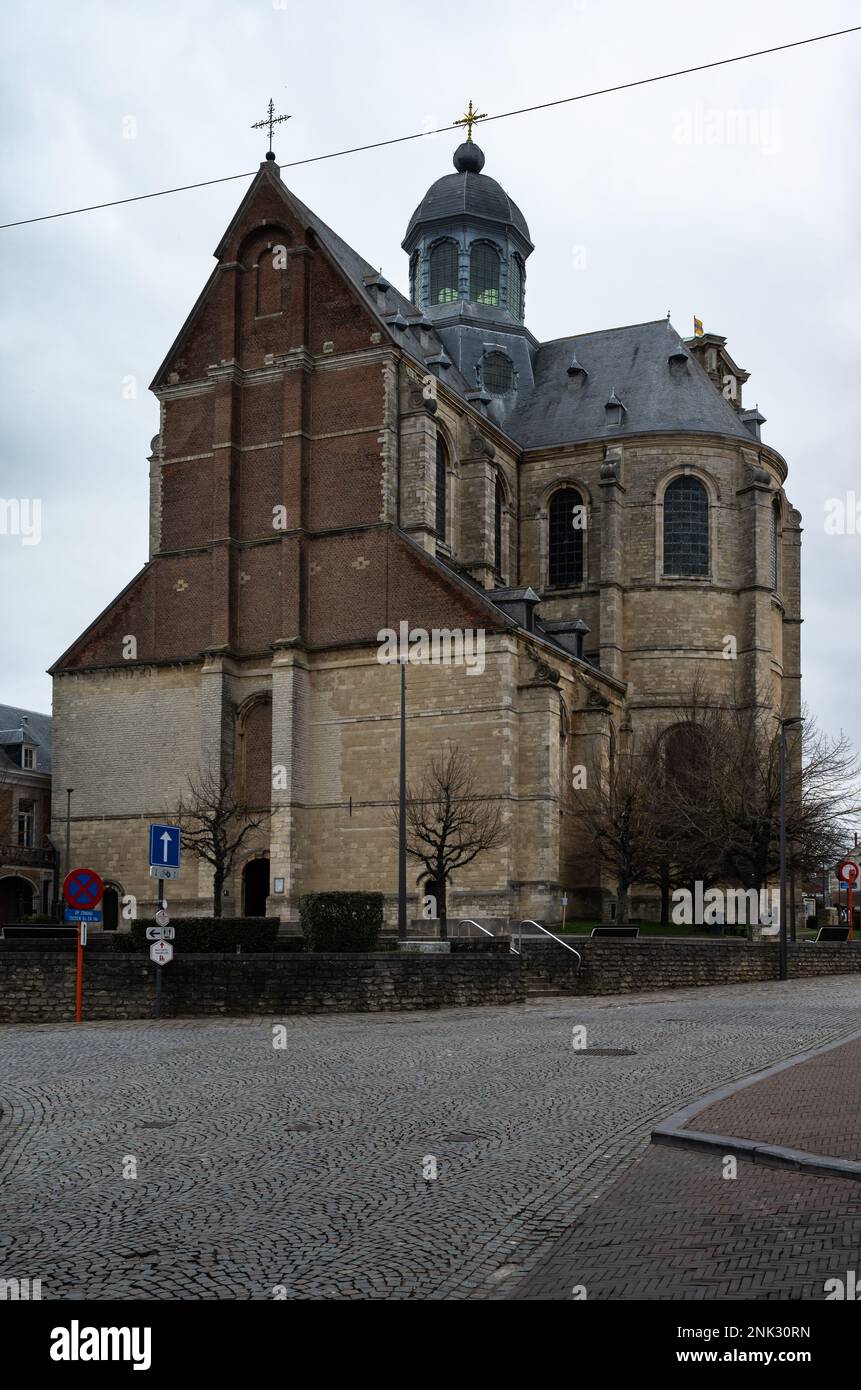 Grimbergen, Flemish Brabant Region - Belgium - Feb. 19 2023 - The Abbey ...