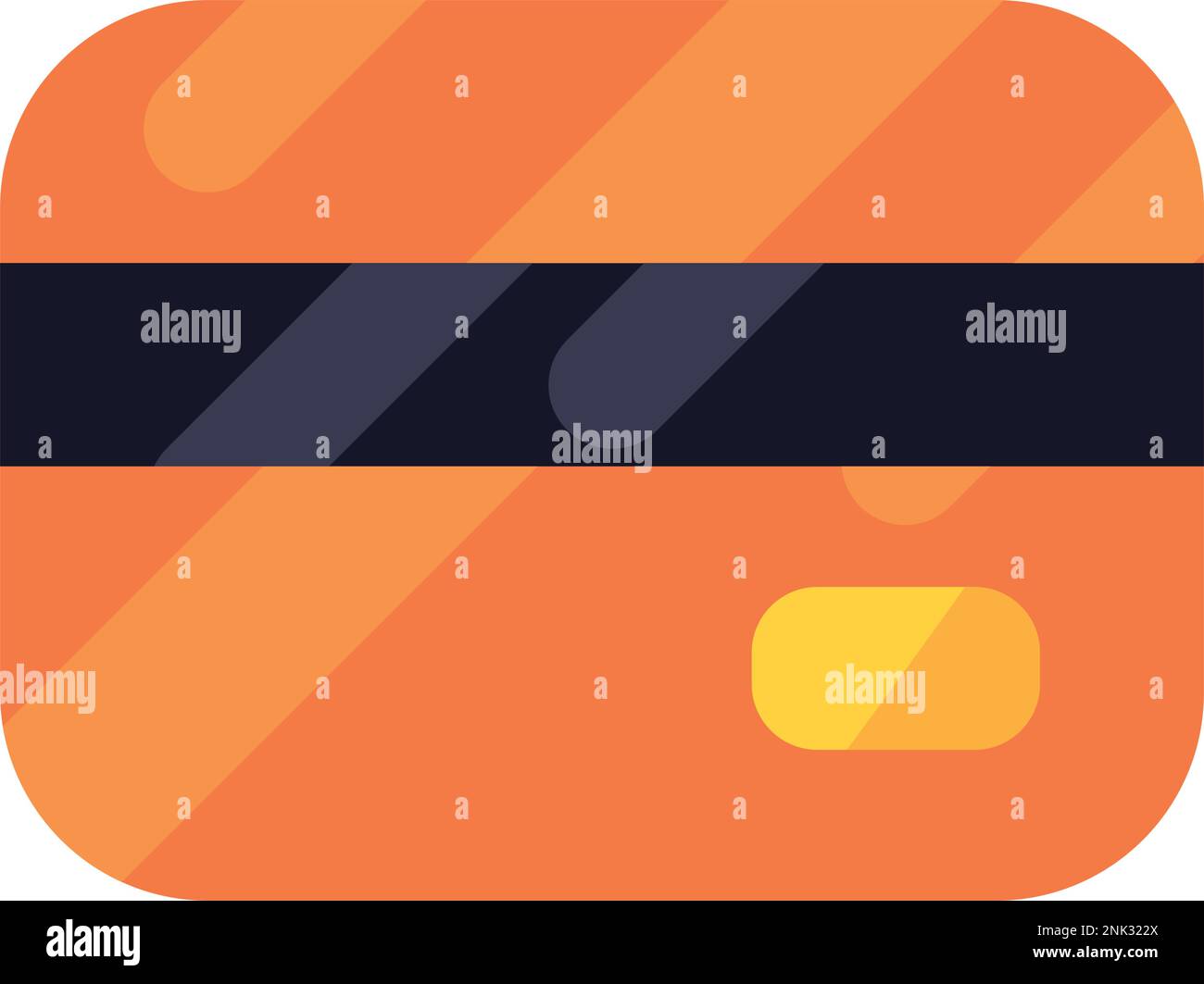 flat orange credit card Stock Vector Image & Art - Alamy