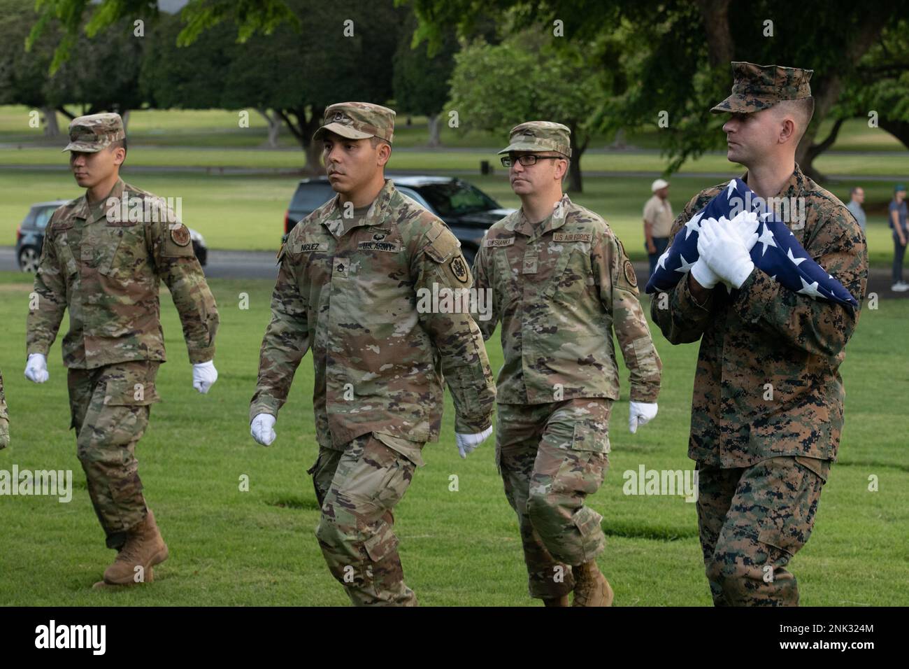 U.S. servicemembers with the Defense POW/MIA Accounting Agency (DPAA ...