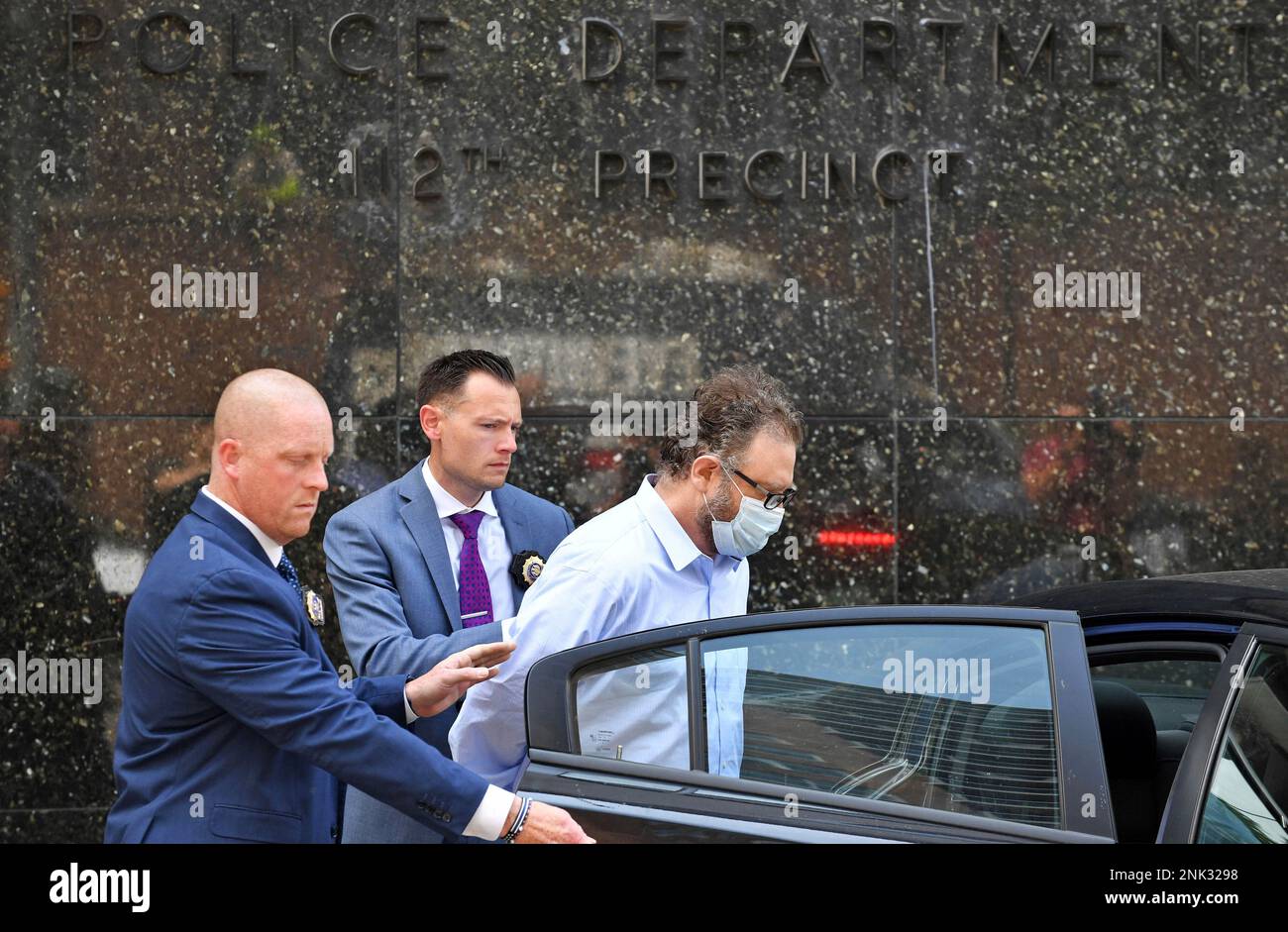 Photo by: GWR/STAR MAX/IPx 2022 6/2/22 The NYPD at the 112th precinct ...