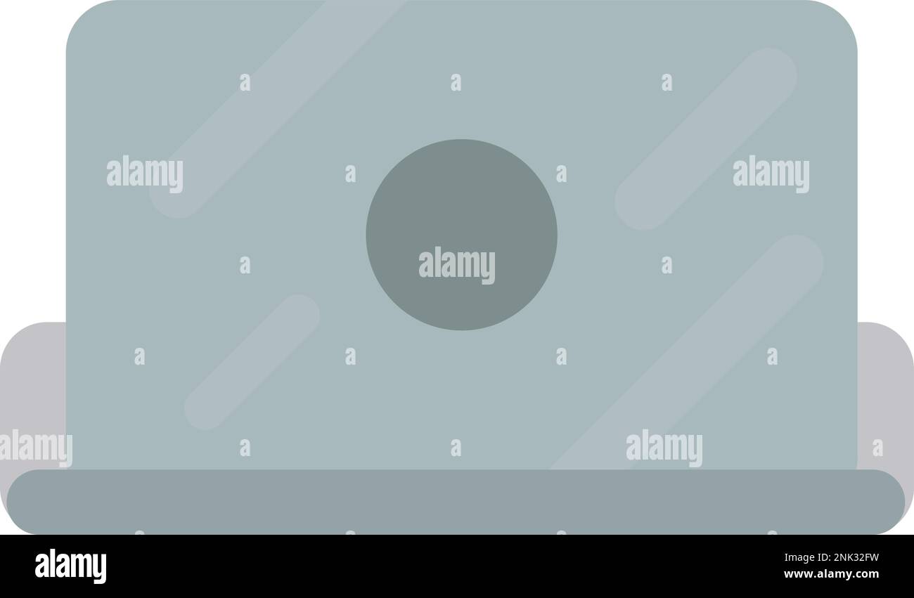 flat gray laptop Stock Vector Image & Art - Alamy