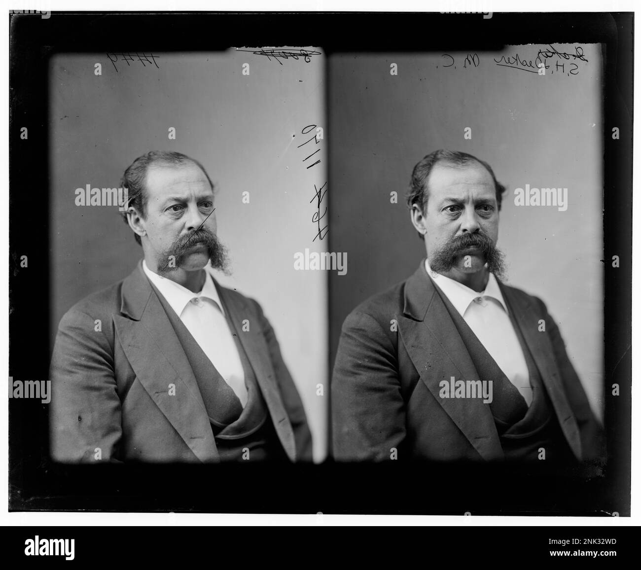Portrait of Hon. S.H. Decker, a political figure, featured in the ...