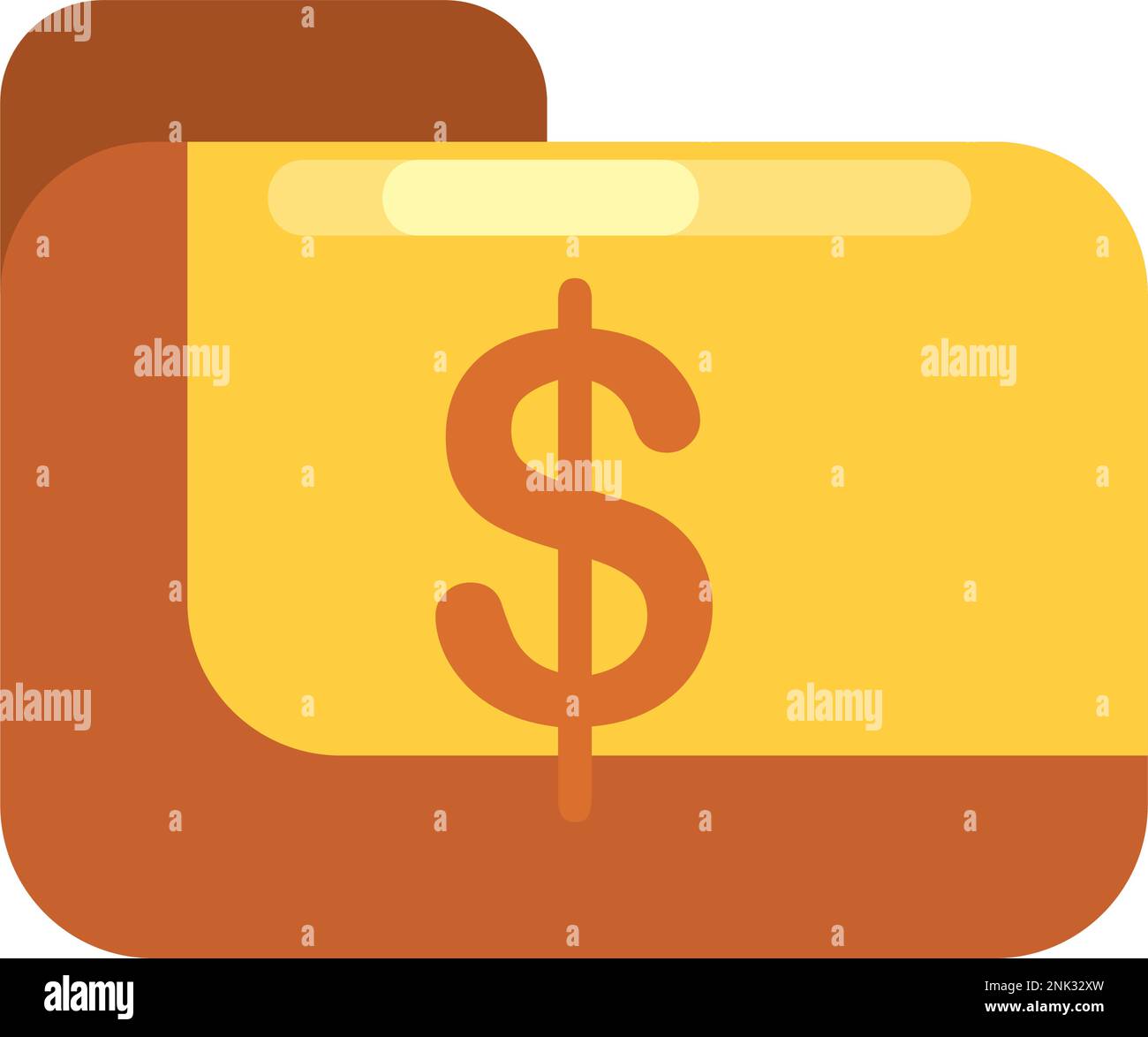 flat money folder Stock Vector Image & Art - Alamy