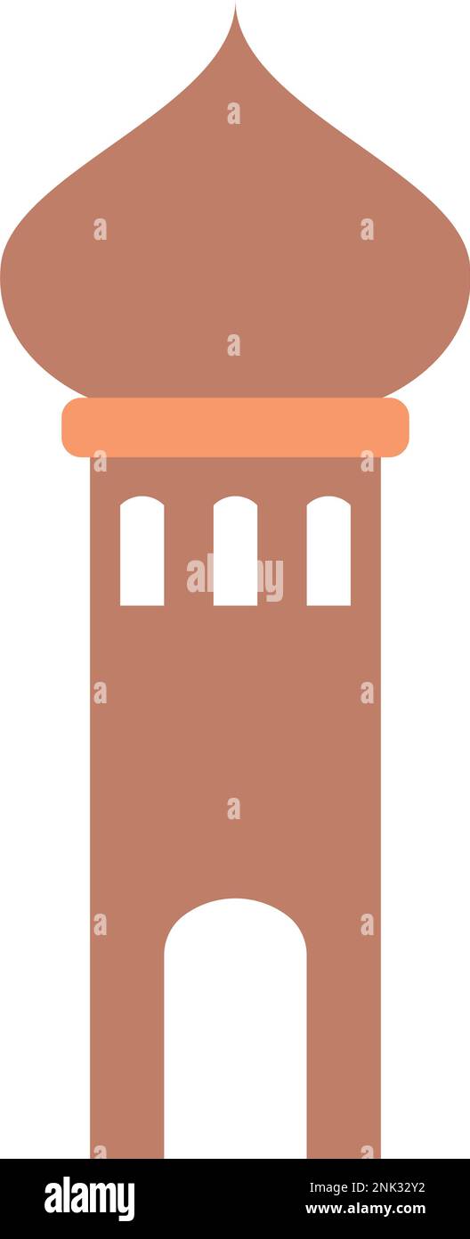 flat arabic tower design Stock Vector Image & Art - Alamy