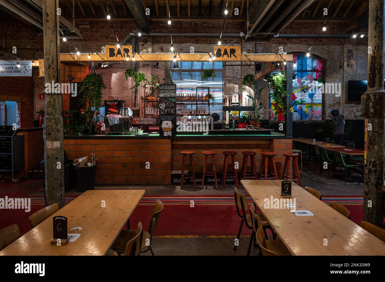 Kessel-Lo, Flemish Brabant, Belgium - Feb 11 2023 - The Hal 5, a ...