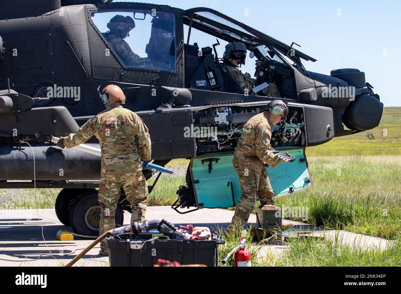 U.S. Army AH-64 Armament/Electrical/Avionic Systems Repairers with the ...