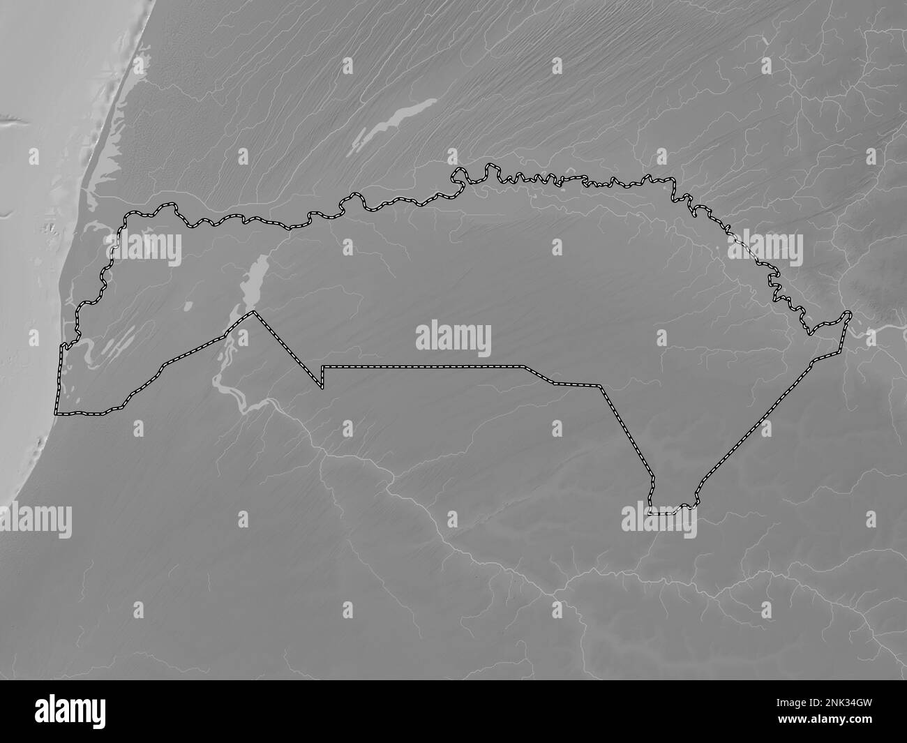 Map of senegal saint louis hi-res stock photography and images - Alamy