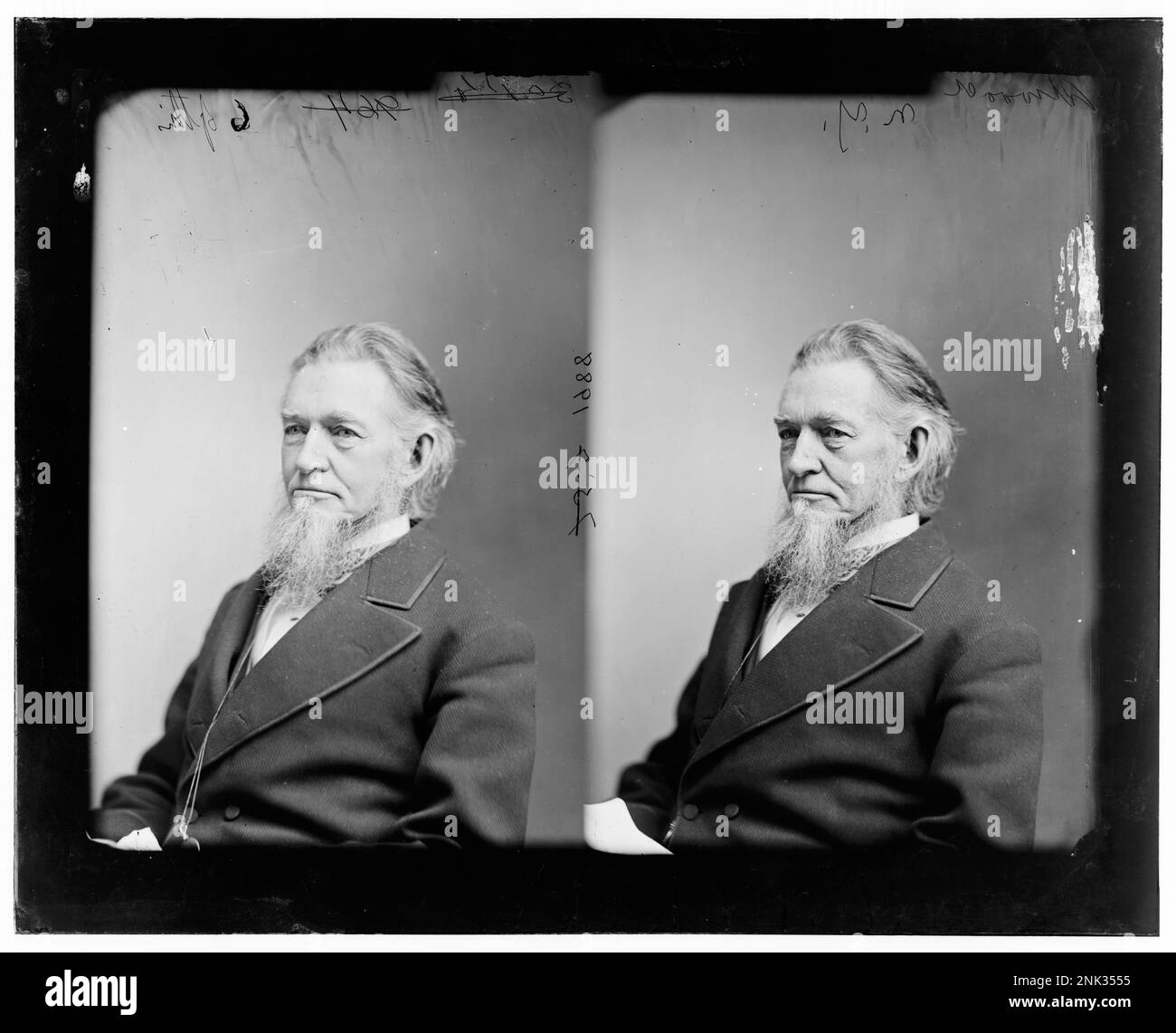 Portrait of Hon. Anson Atwood, a political figure from New York. Image ...