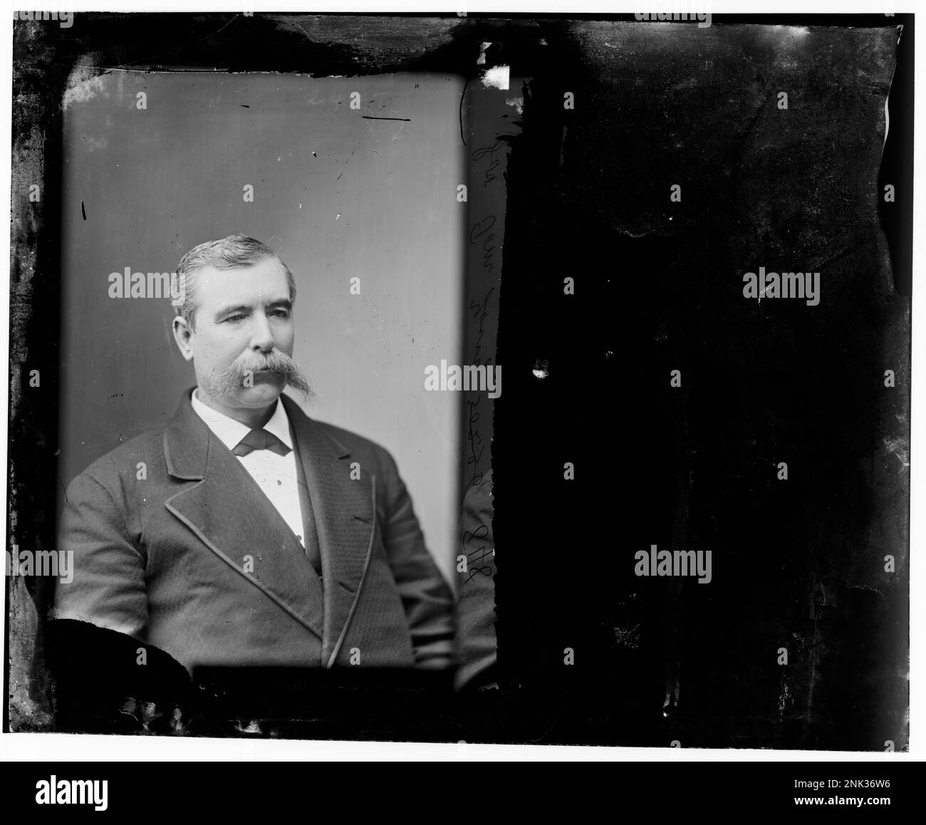 Portrait of Hon. Thomas Lowry, a prominent figure from Ohio, captured ...