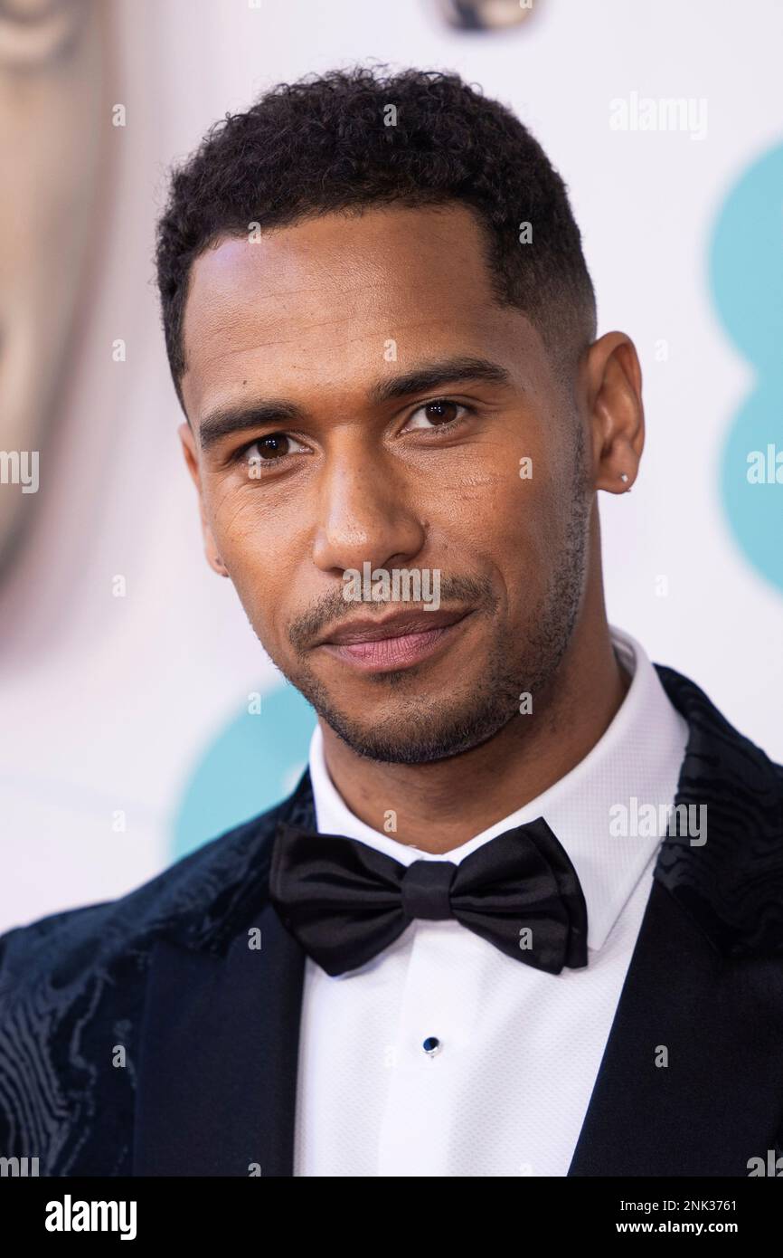 Elliot Knight poses for photographers upon arrival at the 76th British ...
