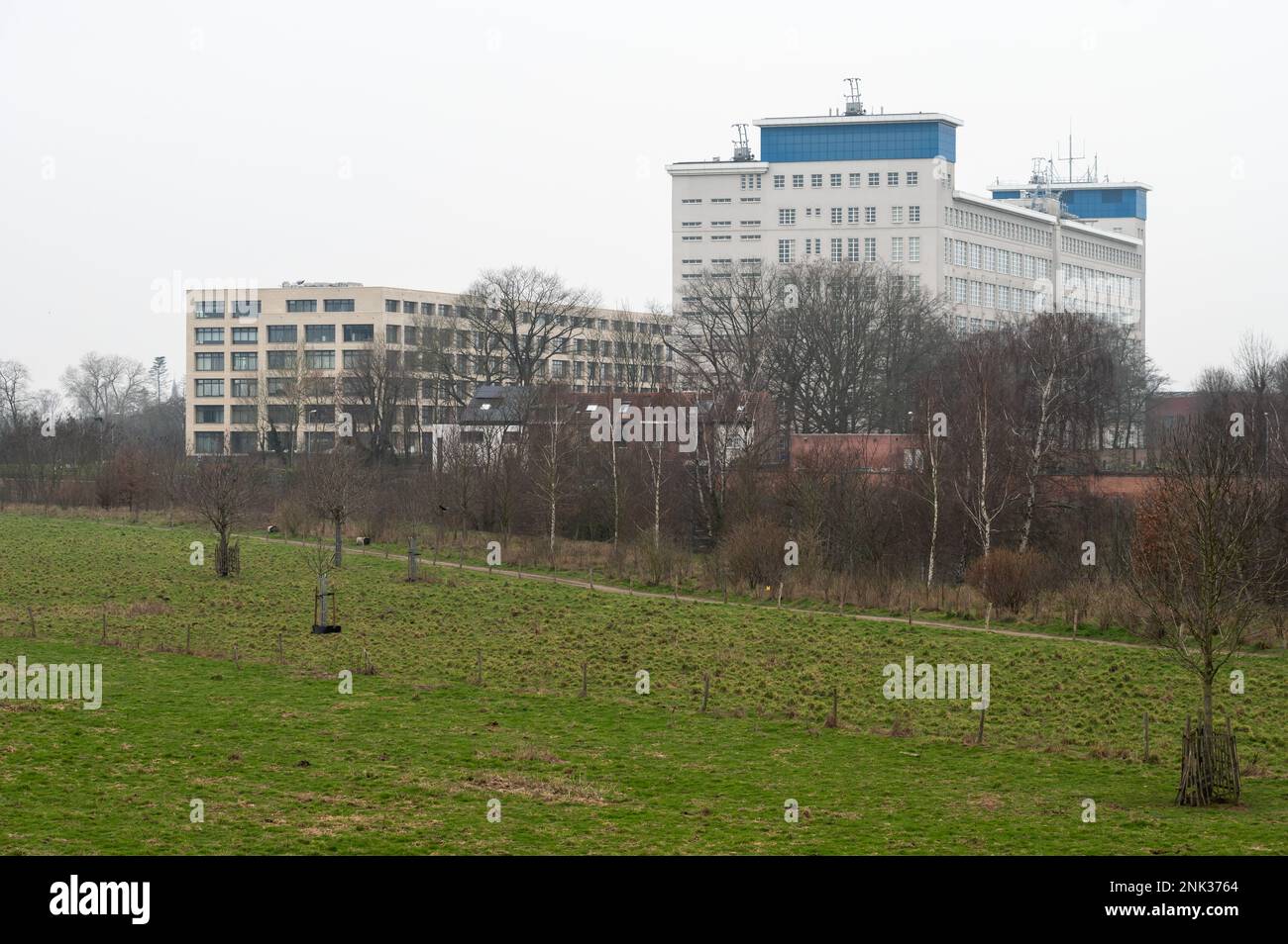 Kessel-Lo, Flemish Brabant, Belgium - Feb 11 2023 - Building of the ...