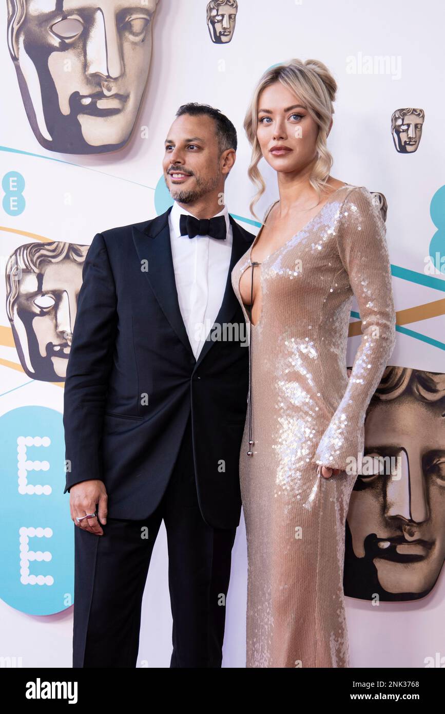 Adrian Politowski and Amanda Gyllensparv pose for photographers upon ...