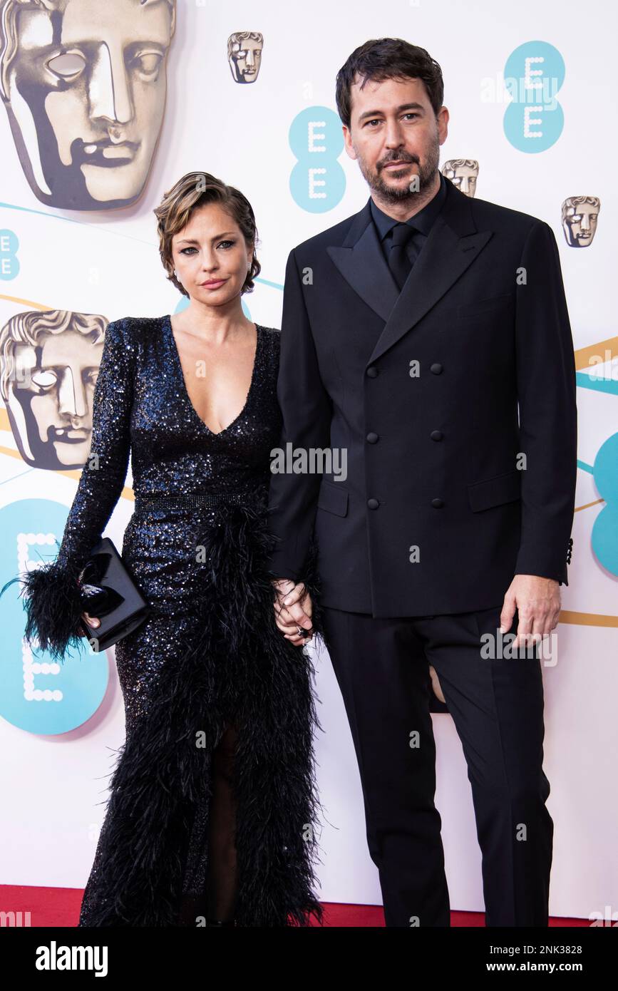 Dolores Fonzi and Santiago Mitre pose for photographers upon arrival at ...
