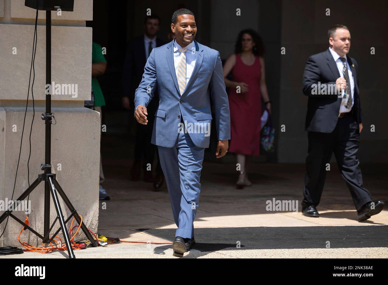Environmental Protection Agency Administrator Michael Regan arrives for ...