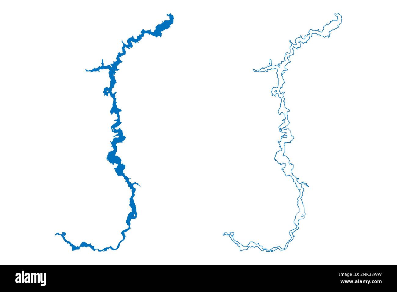 Lake Owyhee Reservoir (United States of America, North America, us, usa ...