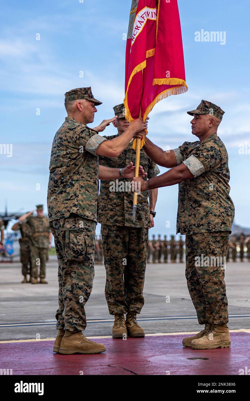U.S. Marine Corps Major General Brian W. Cavanaugh relinquishes command ...
