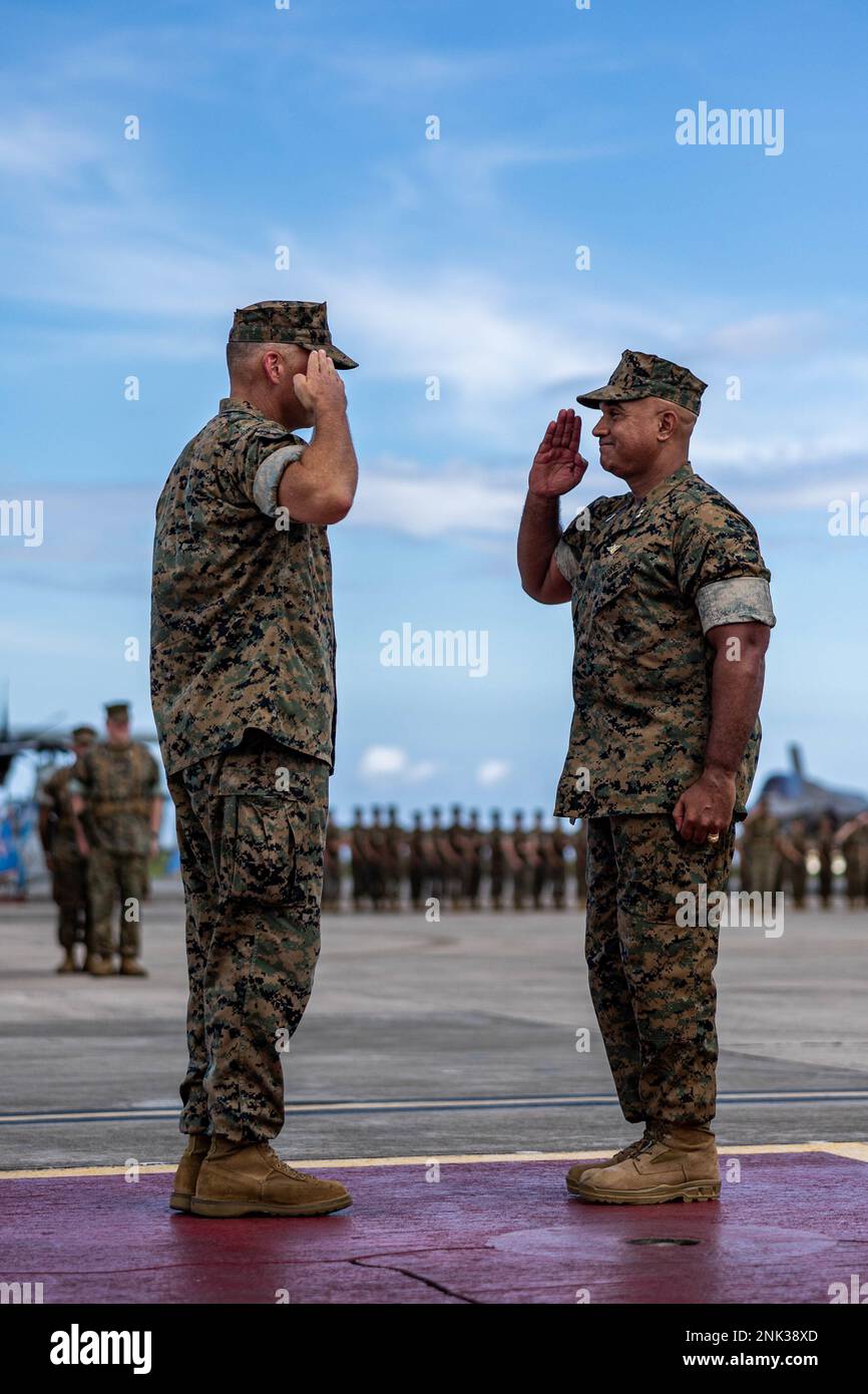 U.S. Marine Corps Major General Brian W. Cavanaugh relinquishes command ...