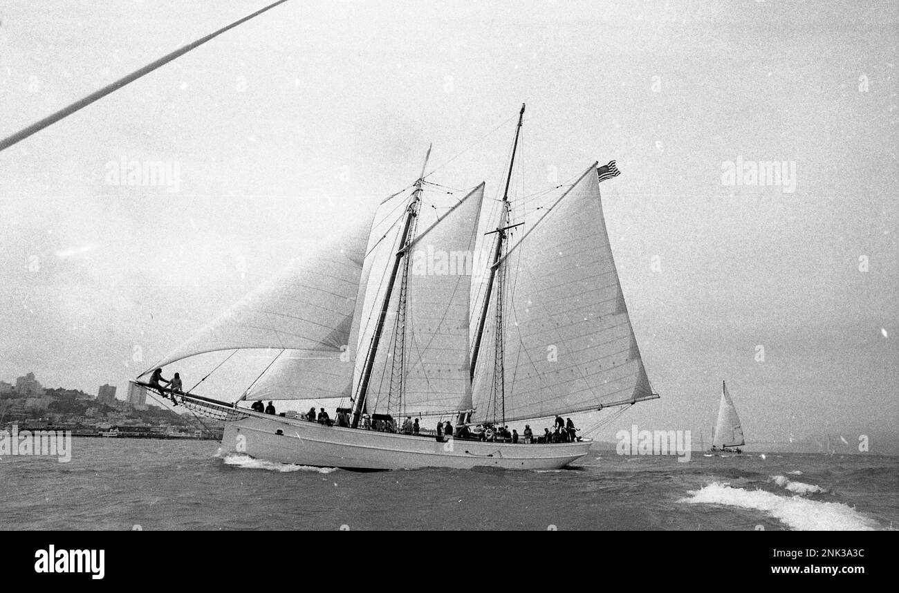 The Schooner Wander Bird and it's crew 1981 (Vincent Maggiora/San ...