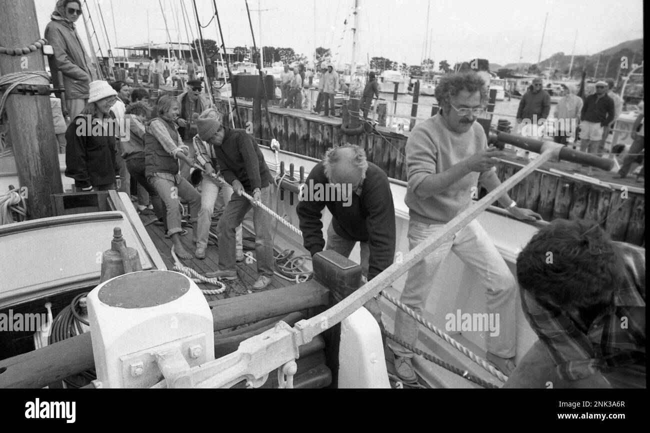 The Schooner Wander Bird and it's crew 1981 (Vincent Maggiora/San ...
